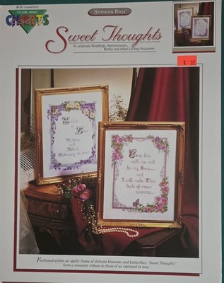 Vintage Sweet Thoughts Counted Cross Stitch Patterns By Bronwen Ross ...