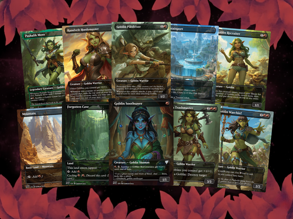 Goblin Tribal Commander Deck | 100-Card Premium Proxy EDH Set + Tokens | eBay