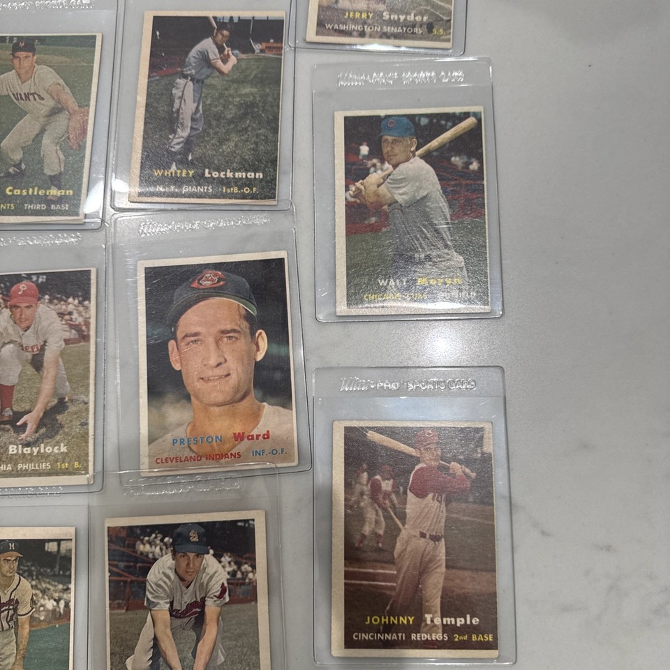 1957 Topps Baseball Lot of 35 unique. Cards in VG-EX. | eBay