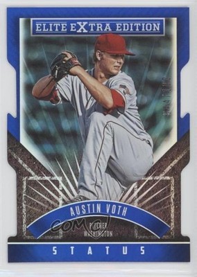 2015 Panini Elite Extra Edition Status Blue Die-Cut /100 Austin Voth ...