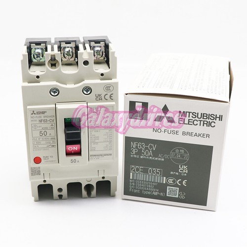 NEW Mitsubishi Circuit Breaker NF63-CV 3P 50A (1Pcs) | eBay