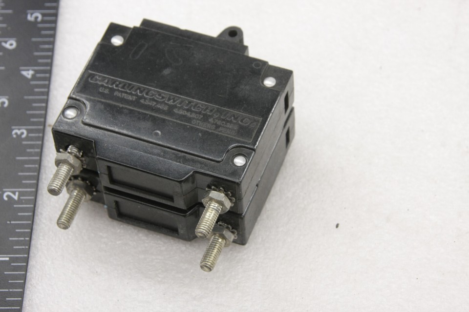 Carlingswitch CA2-B0-44-610-121-D 10A Circuit Breaker 2-Pole Panel ...