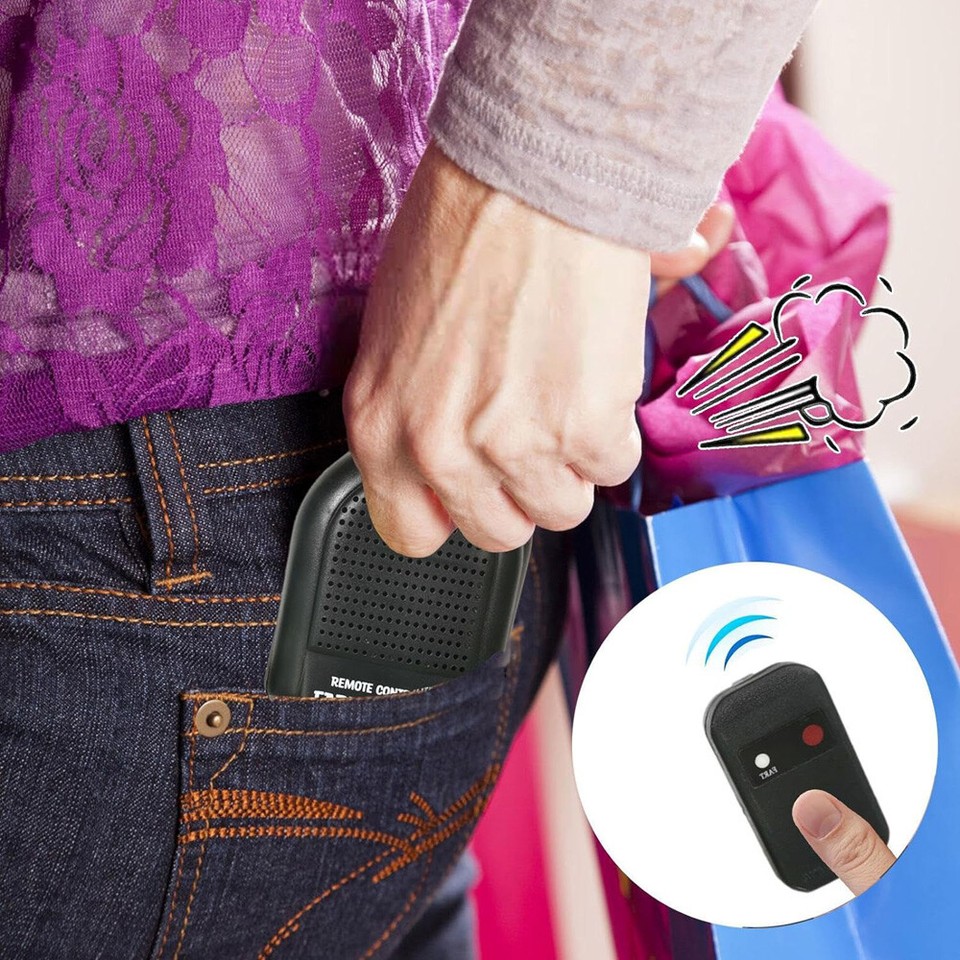 Mini Electric Fart Box Machine Remote Controlled Prank Joke Fun Fart ...