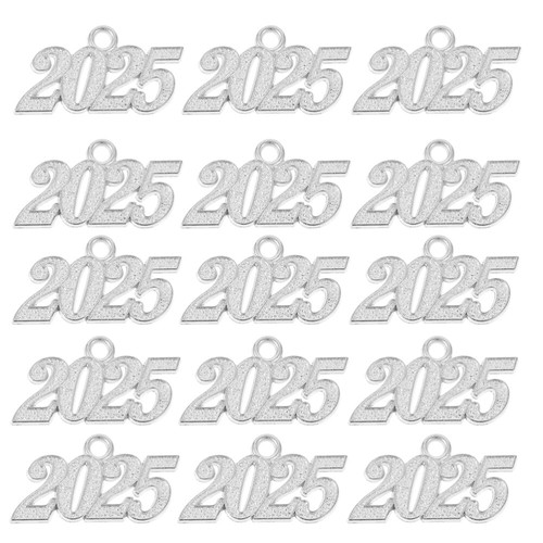 100PCS 2025 Graduation Tassel Charms Pendant Number 2025 Jewelry ...