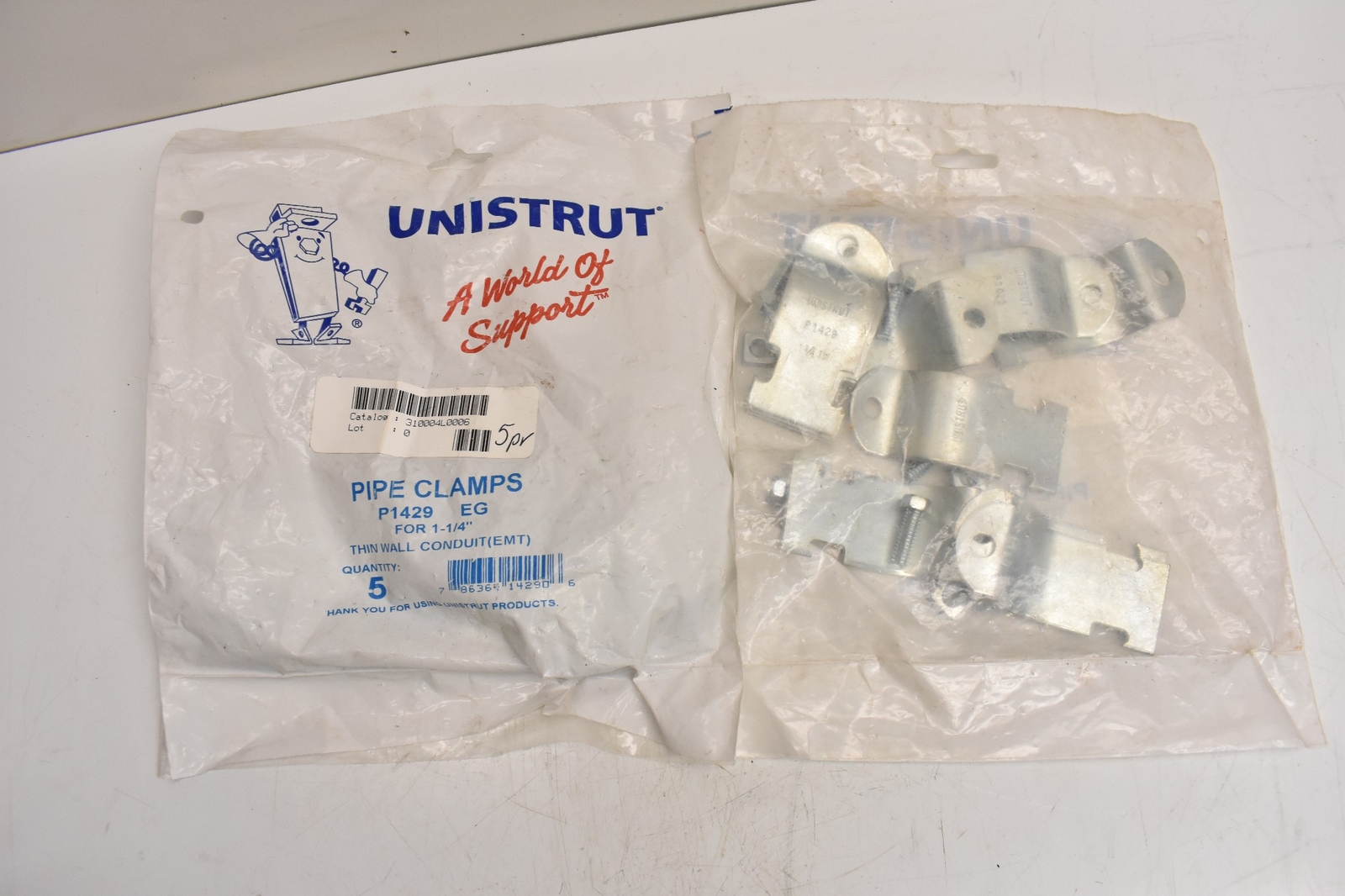 Unistrut Pipe Clamps P1429 EG Lot of 18 | eBay