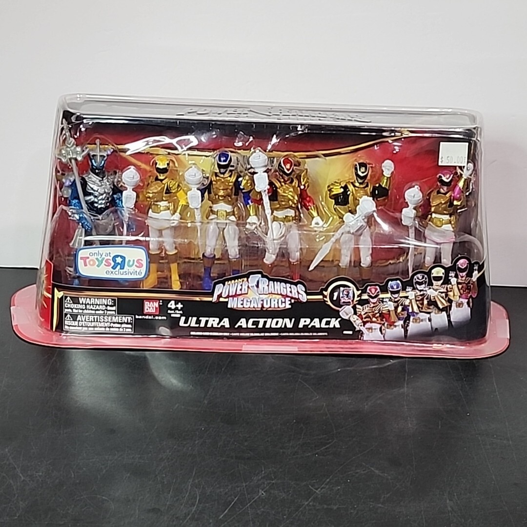 Power Rangers Megaforce MISB Ultra Action Pack 6 Figure Set Bandai Toys ...