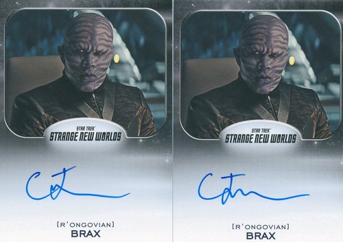 LE Star Trek Strange New Worlds Autograph Carlisle J. Williams as Brax ...