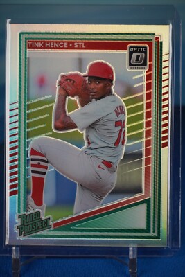2025 Panini Donruss Baseball - Rated Prospects Tink Hence #166 OPTIC ...