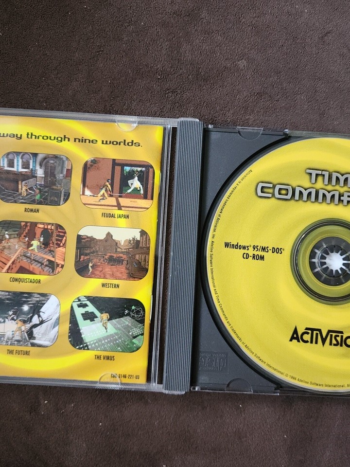 Time Commando by Activision -Vintage PC Game on CD-ROM -Rare 1996 - | eBay