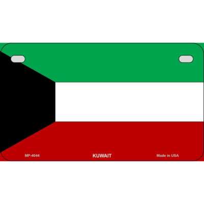 Kuwait Flag Novelty Metal Motorcycle Plate MP-4044 | eBay