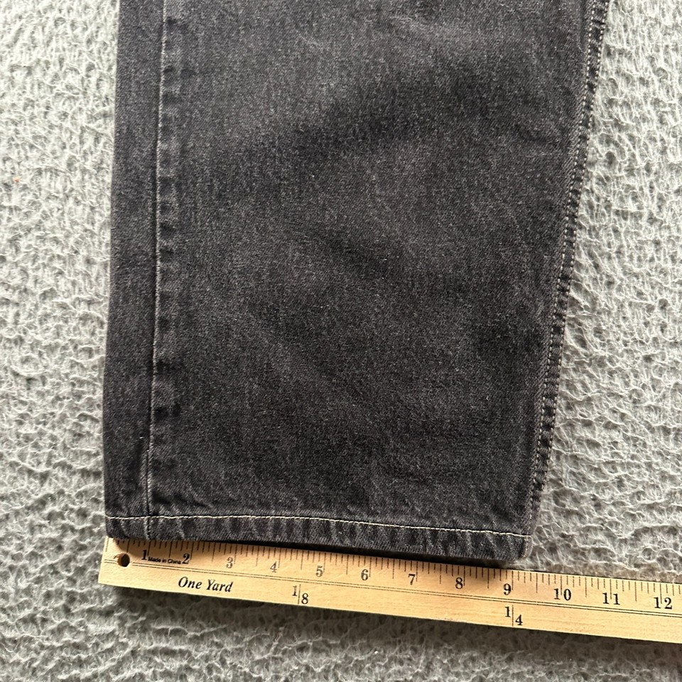 Vtg '02 Levis 569 Jeans Mens 36x32 Black Loose Straight Baggy Y2K ...