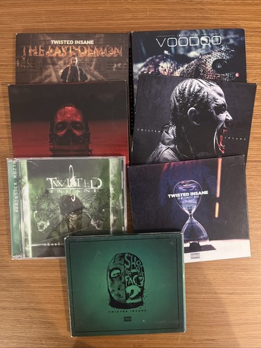 Twisted insane Lot of 7 CDs. VOODOO, Last Demon, Sickopatomous, Shoot ...