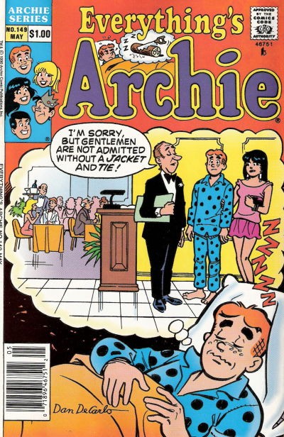 Everything's Archie #149 (Newsstand) FN; Archie | Pajamas In Public - w ...