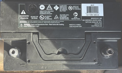 Battery FVP 24FHD BATTERY CCA500 RC110 FVP Volt Edge Battery platinum ...