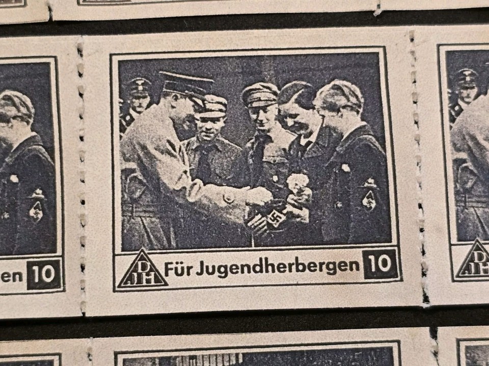 Nazi Germany Third Reich stamps set Adolf Hitler youth BDM camp 6 Sets ...