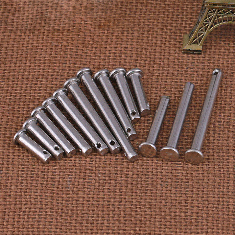 M3 M4 M5 304 stainless Lock Cotter Clevis Pins with flat Head Hole ...