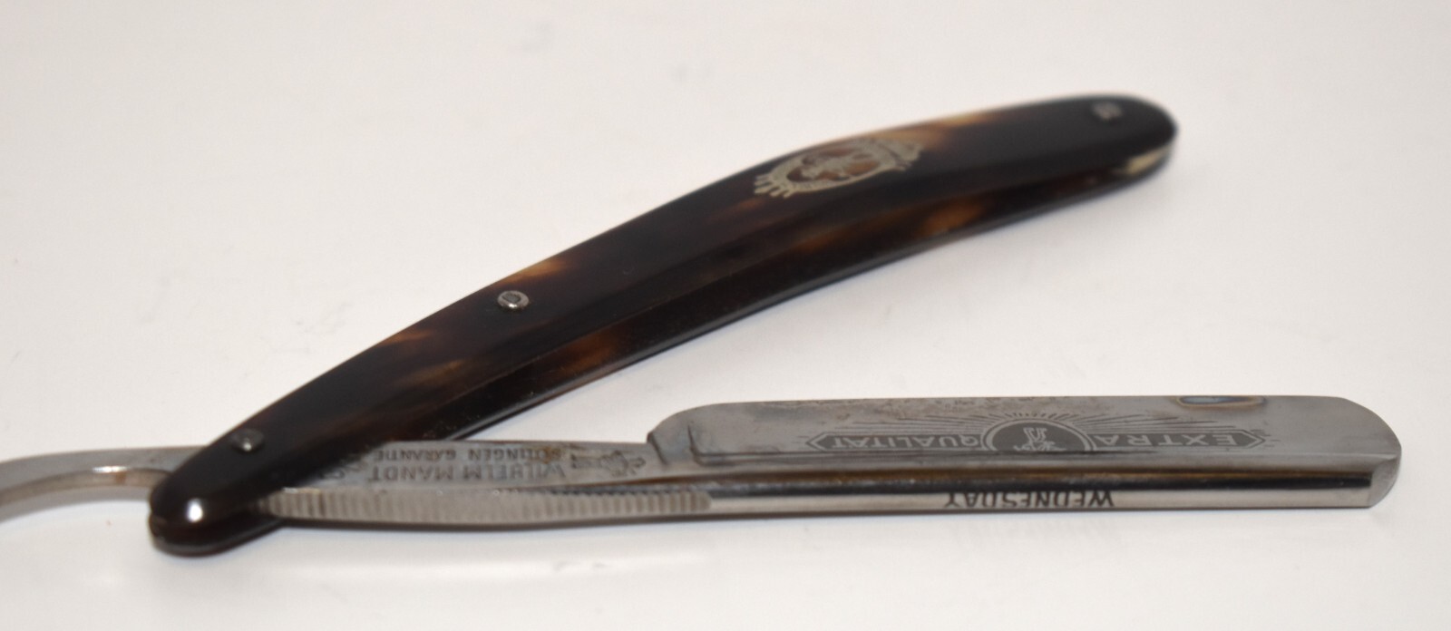 RARE VINTAGE WILHELM MANDT SOLINGEN SEVEN DAY WEEK STRAIGHT RAZOR ...