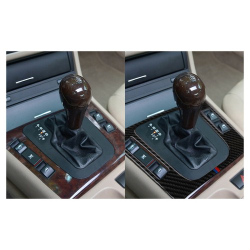 Carbon Fiber Interior Gear Shift Frame Cover Trim For BMW 3 Series E46 ...