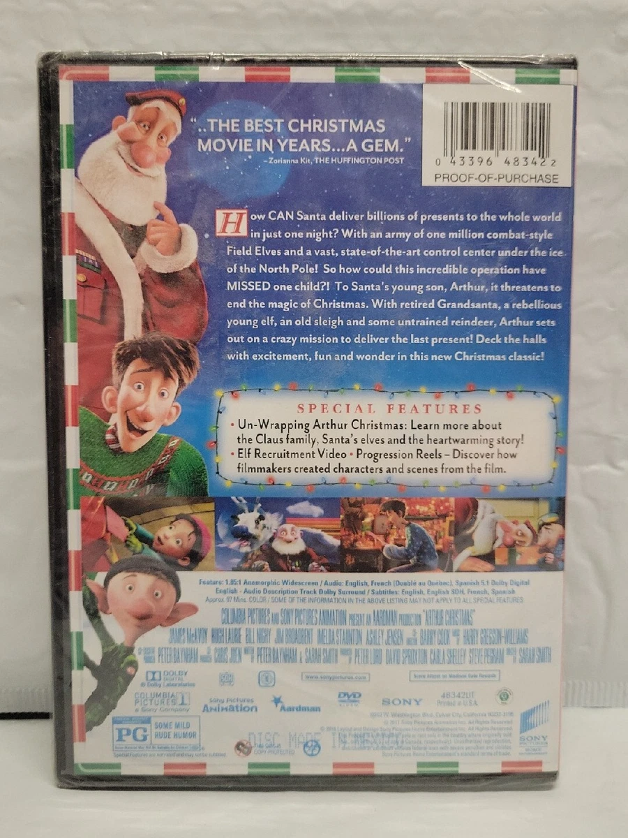 Arthur Christmas Dvd