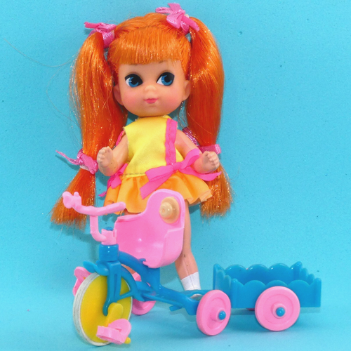 Mattel Liddle Kiddle SKEDIDDLE TRACY TRIKEDIDDLE DOLL w/ TRICYCLE ...