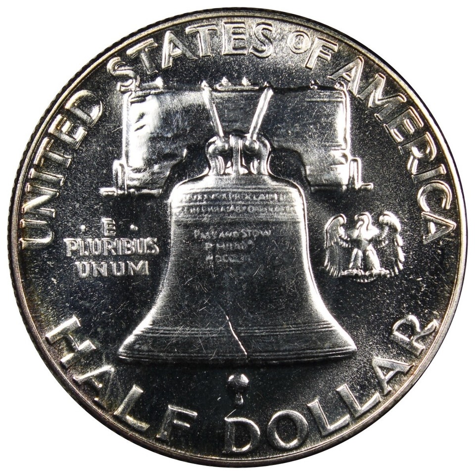 1954 Proof Franklin Half Dollar UNC/BU Uncirculated Better Date 50C ...