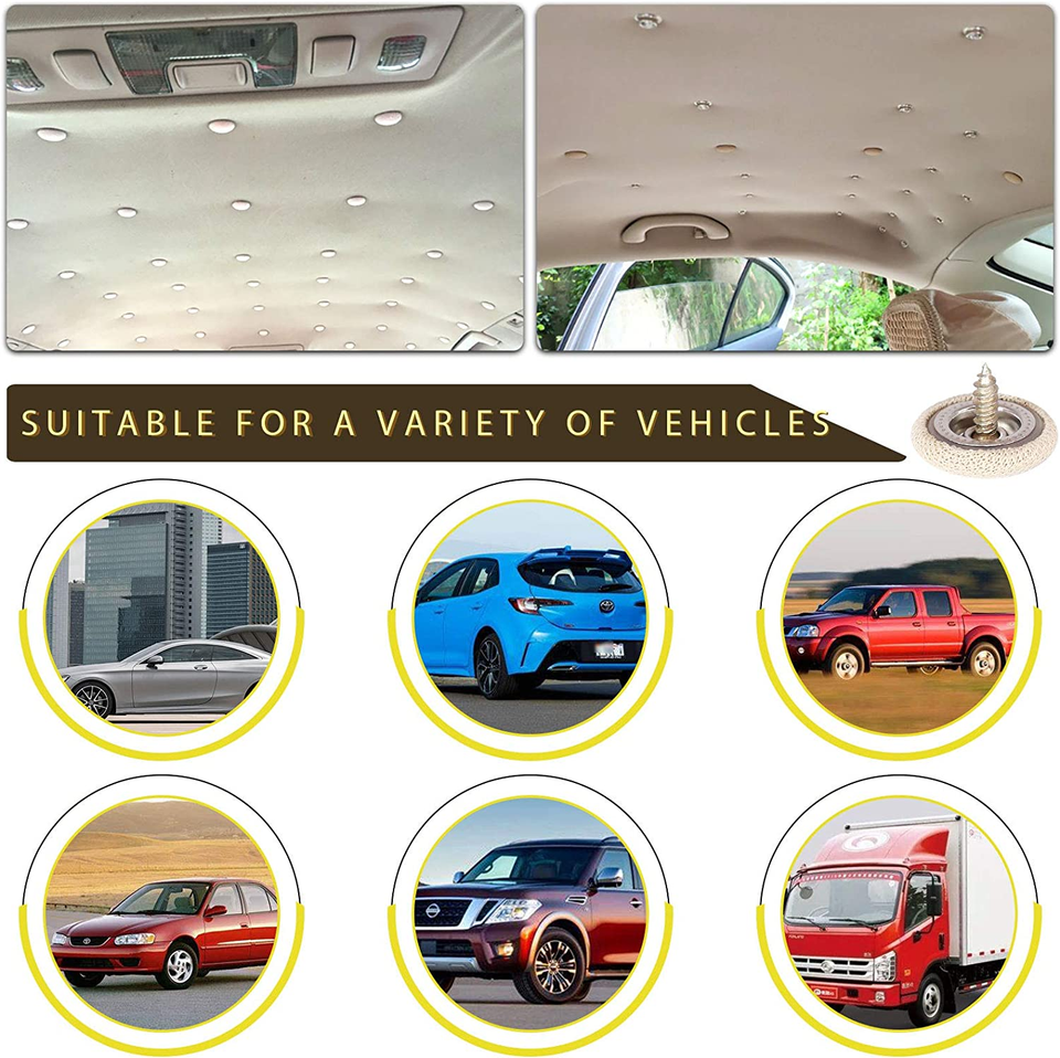 Mardatt 152Pcs Car Headliner Repair Kit with Headliner Repair Button ...