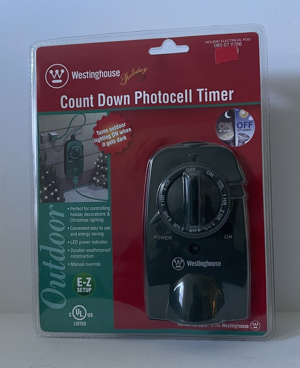 Westinghouse Outdoor Timer Programming WESTINGHOUSE 2 OUTLET 7 Day