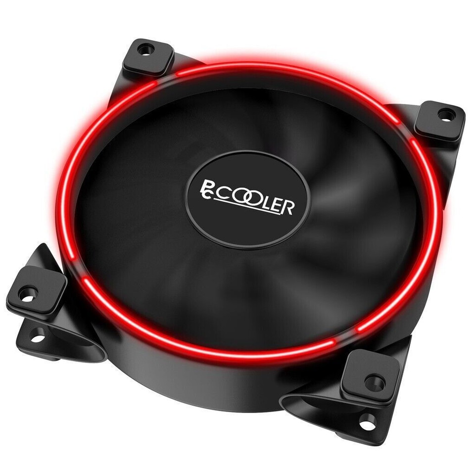 RGB PC Computer Case Game Cooling Fans Silient Air Cooler Fans 4-Pin ...