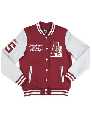 ALABAMA A&M WOMEN'S FLEECE JACKET LONG SLEEVE UNIVERSITY HBCU BULLDOGS ...