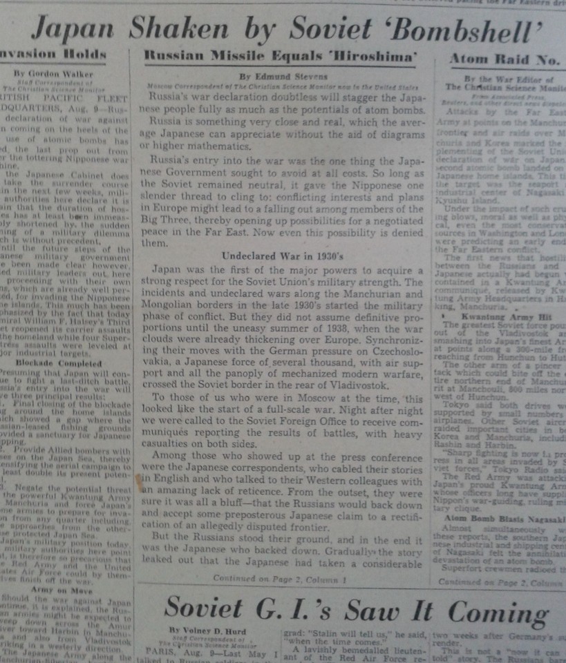 Atomic Bomb Dropped Hiroshima Nagasaki 1945 August 7 8 9 10 11 13 ...