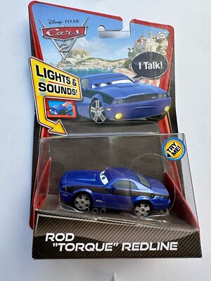 Disney Pixar Cars 2 lights & Sound Rod Torque Redline, Rare! | eBay