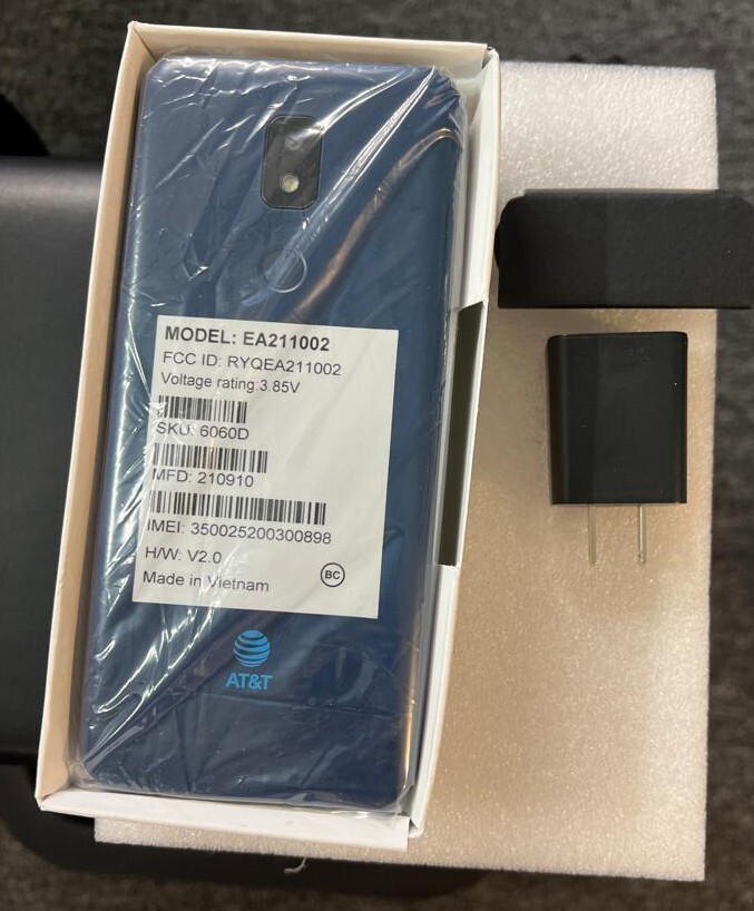 Unlocked AT&T Motivate 2 EA211002 32GB 6.5in HD+ 8MP Blue World Phone ...