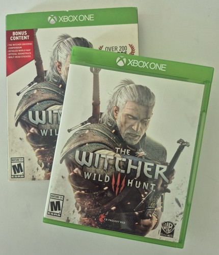 XBox One Game The Witcher III 3 Wild Hunt w/ Bonus Contents Fast Free ...