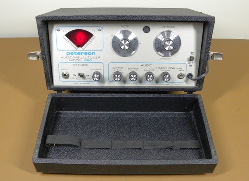 Vintage Peterson Model 520 Audio Visual Strobe Tuner | eBay