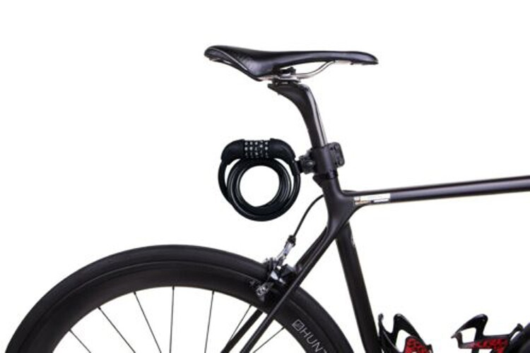 15 x 800 MM 4 Digit Combination Code Bicycle Bike Wire Cable Security ...