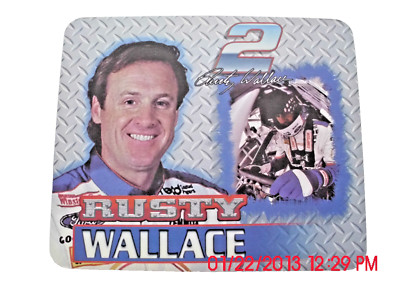 Rusty Wallace #2 Nascar Mouse pad, Generic/Unbranded, Multi-Color | eBay