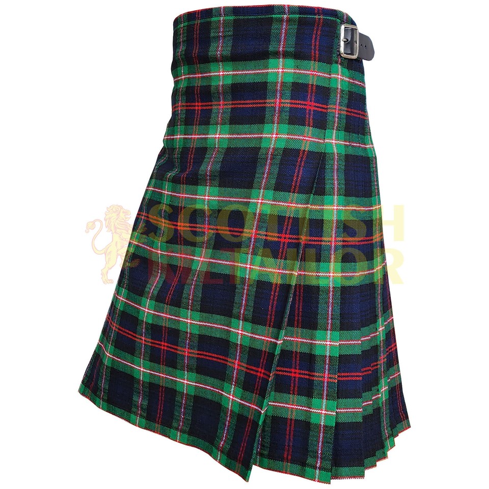 Scottish Handmade Traditional MacKenzie Morgan Tartan Kilt For Men ...