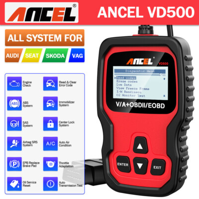 Automotive Professional ABS SRS Scanner Car Code Reader Engine ...