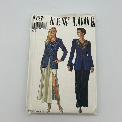 New Look 6137 Unlined Jacket with Long Skirt or Pants Uncut Sz 8-18 | eBay