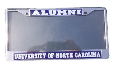 Craftique NCAA North Carolina Tar Heels ALUMNI Silver Metal License ...