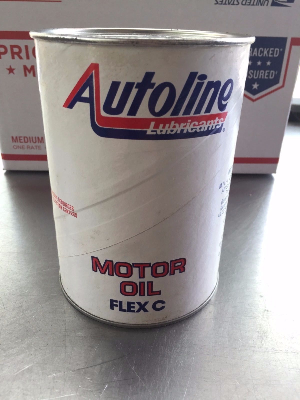 Vintage Antique Autoline Lubricants Motor Oil Baltimore Maryland Sign ...