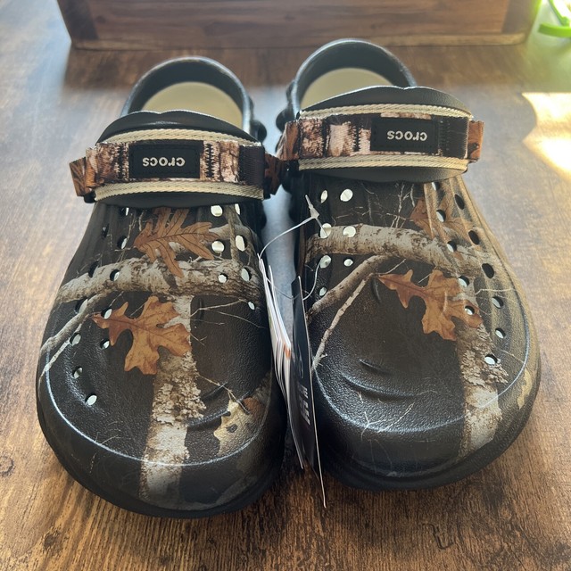 Crocs X Realtree Echo Clogs Edge Camo Black Mens Size 13 (208232-001 ...
