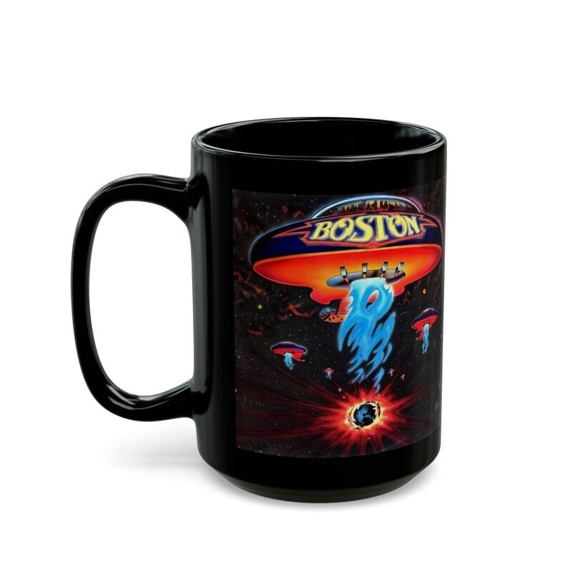Classic Rock Boston Band Vintage Coffee Mug 15oz Rock Band Coffee Mugs ...