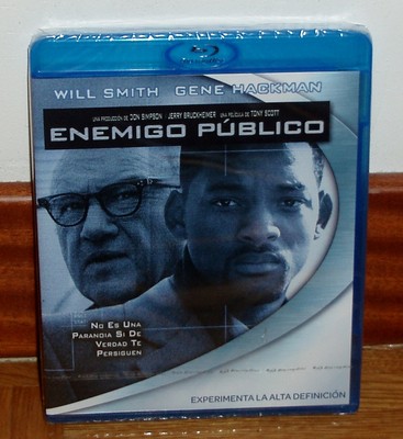 Enemy Publico-Blu-Ray-Nuevo-Precintado-Will Smith-Gène Hackman-Action ...