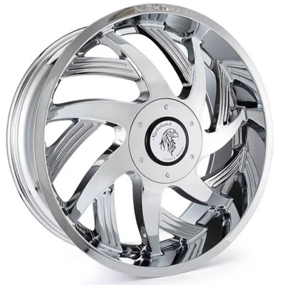 NIGHTHAWK LUXURY-N990 NANO BLACK CHROME 28X9.5 5X120/5X127 +15 ...