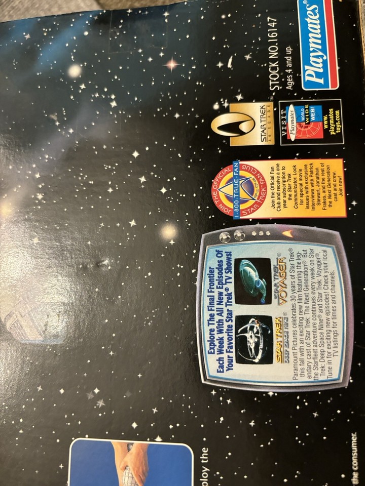 NEW Original 1996 Star Trek First Contact Phoenix Warp Drive Ship | eBay