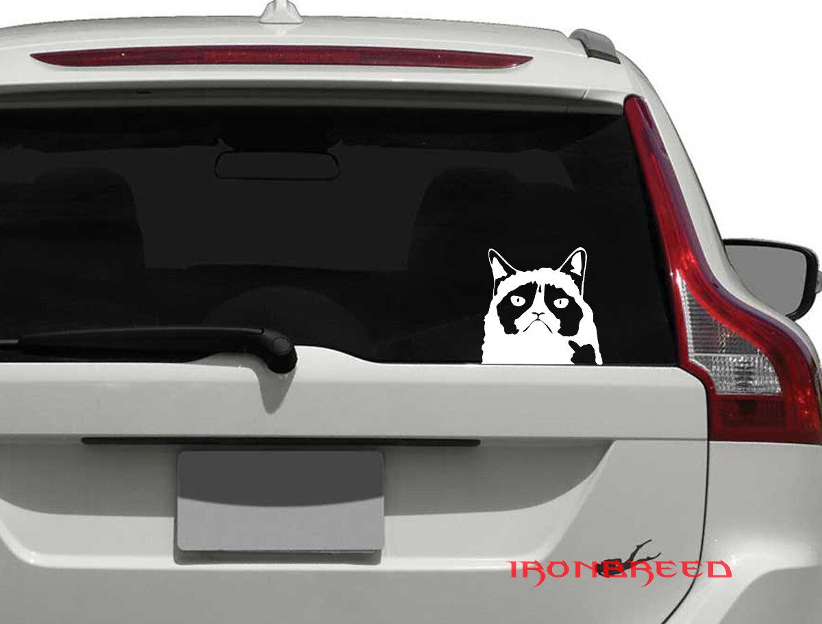 Grumpy Cat Car Stickers
