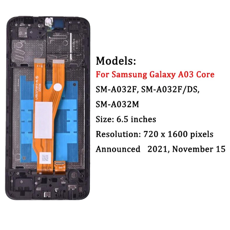 For Samsung Galaxy A03 Core SM-A032F/DS LCD Display Screen Replacement ...