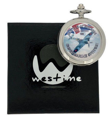 Battle of Britain Supermarine Spitfire Pocket Watch And Chain by ...