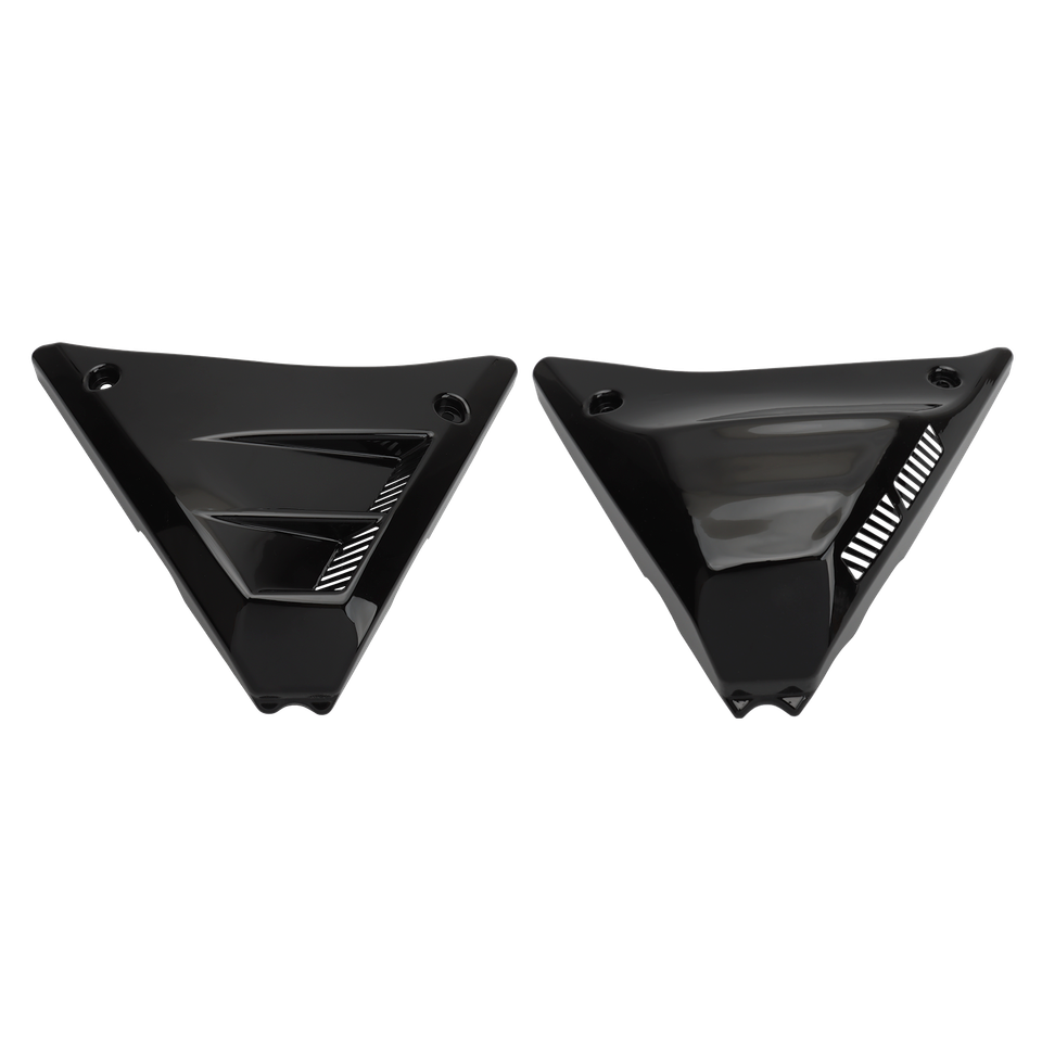 For Harley FXR 1982-1994 1999-2000 Side Covers Panels Vented Glossy ...